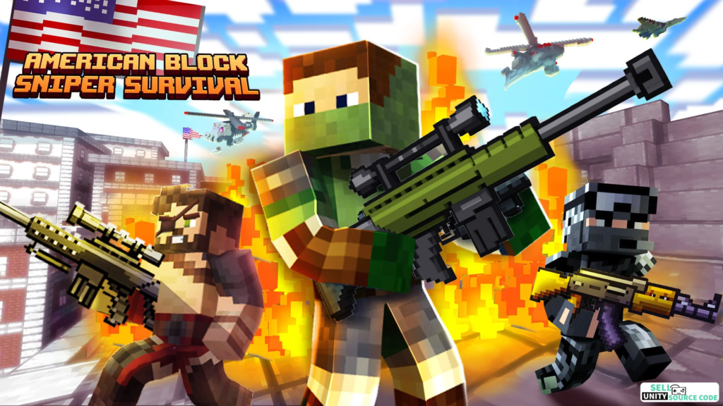 American Block Sniper Survival - Unity Source Code