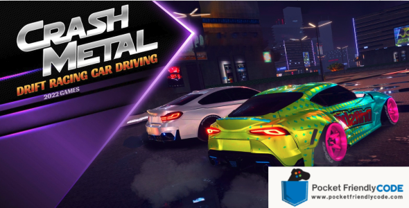 CrashMetal 3D Car Racing Games - Unity Source Code